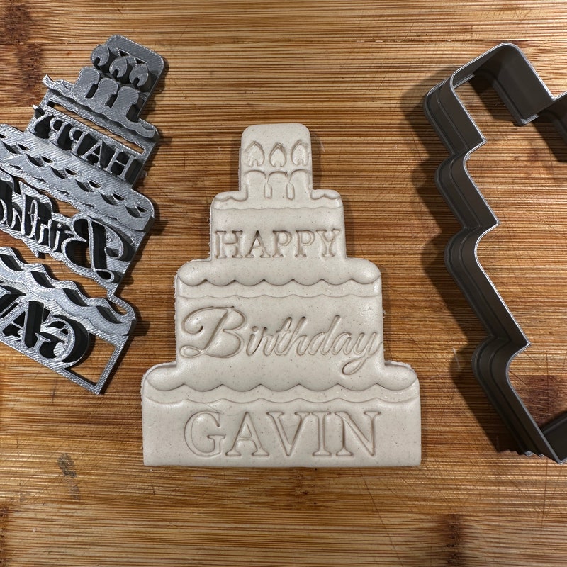 Happy Birthday Cookie Cutter - Etsy