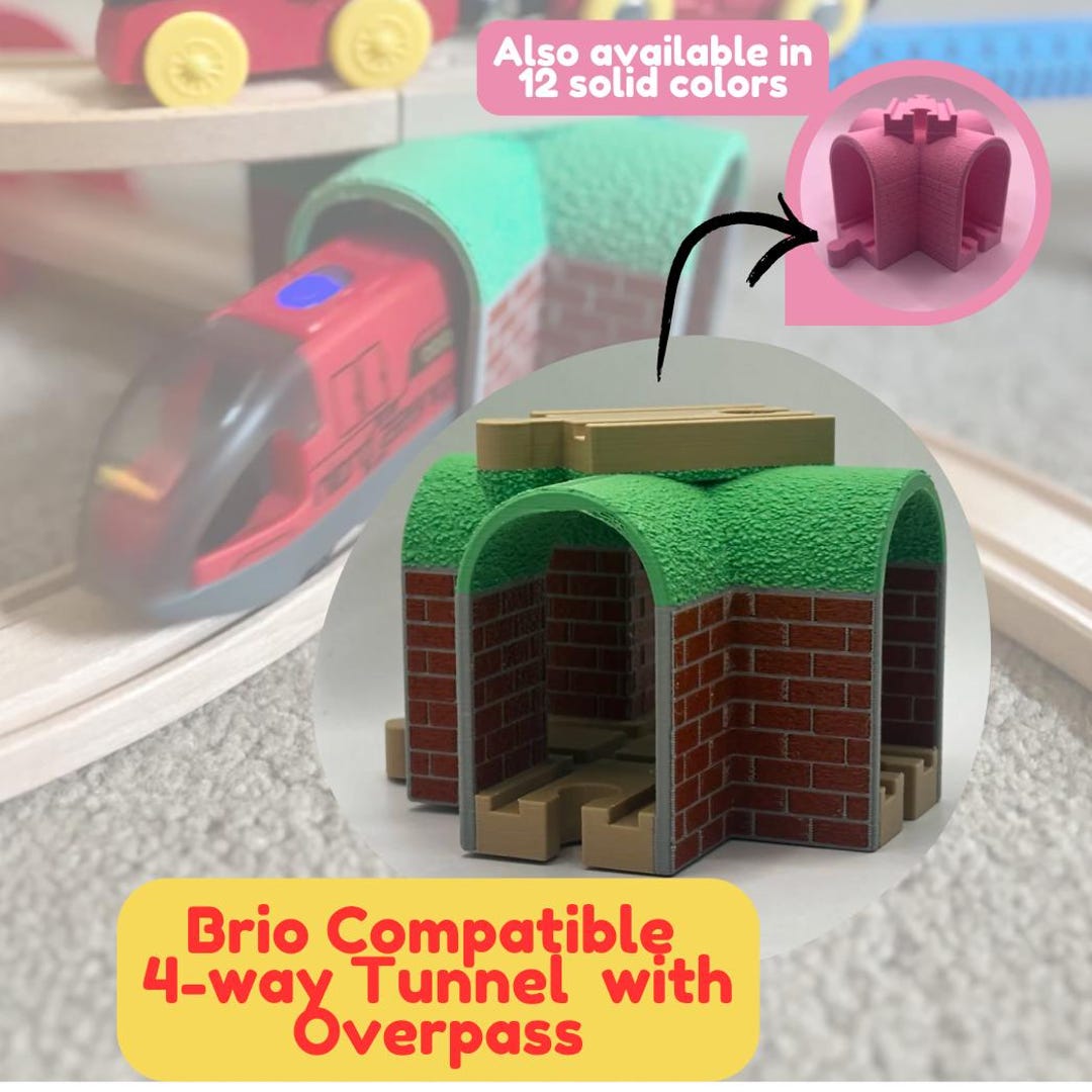Brio Compatible 4-way Cross Overpass | Available in 12 Colors ...