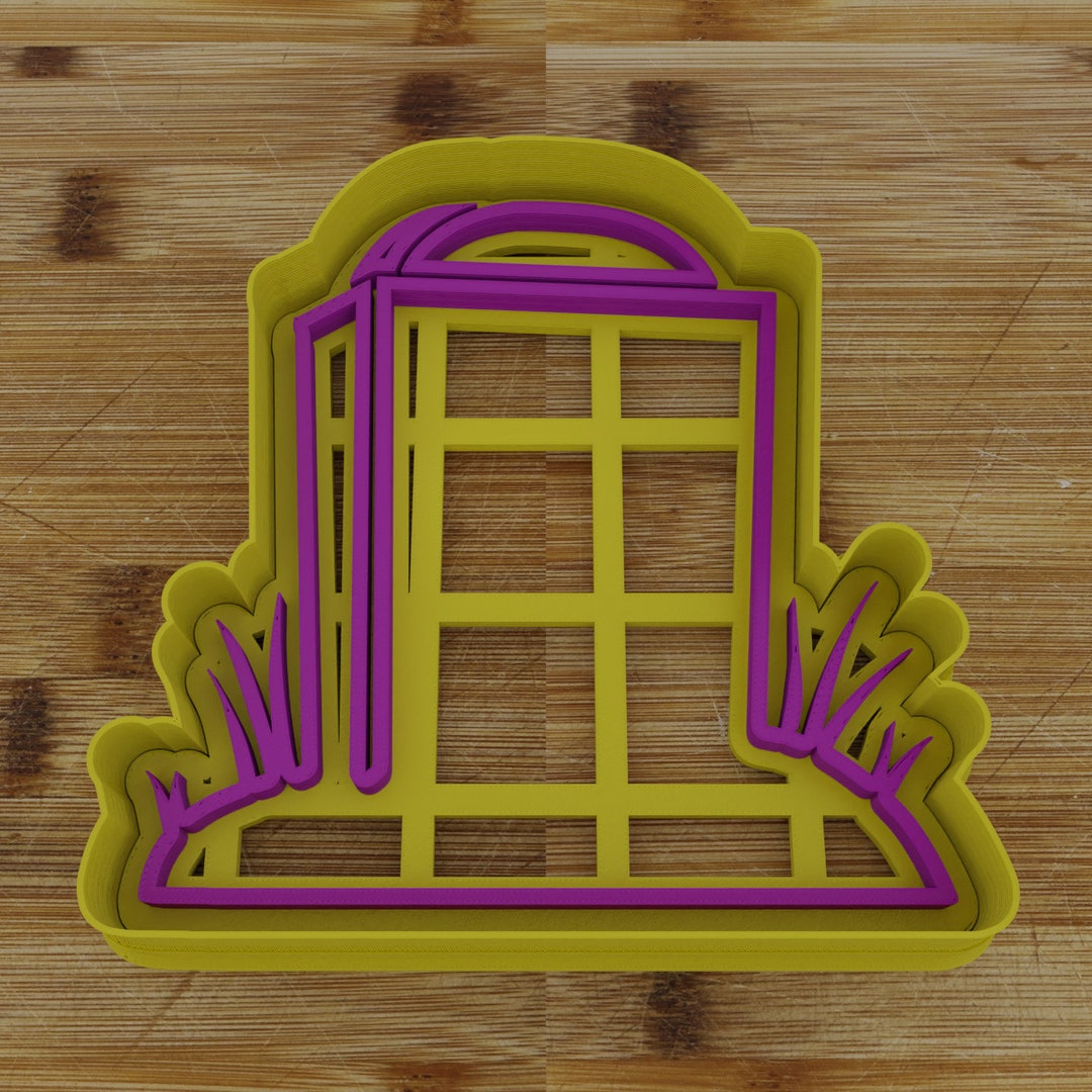 Tombstone Cookie Cutter & Embosser Set: Spooky Halloween Baking - Etsy