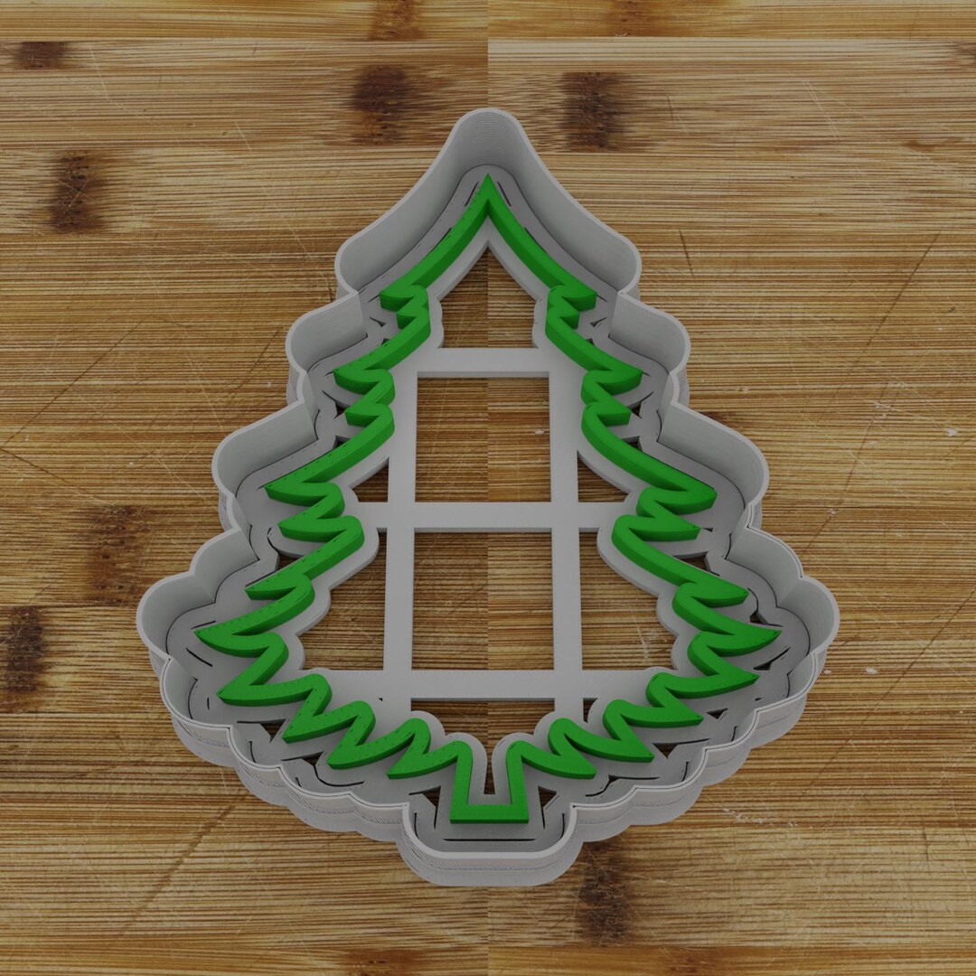 Lush Bushy Tree Cookie Cutter | Thick Foliage Design | Holiday Cookie ...