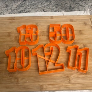 One or Two Digits Cookie Cutter // Numbers - Etsy