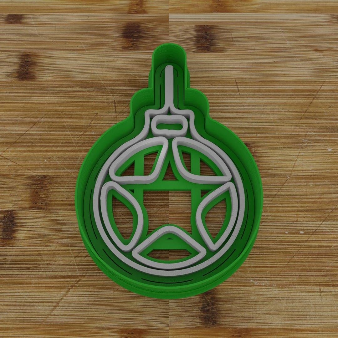 Christmas Ornament Cookie Cutter | Decorative Ball Design | Festive ...