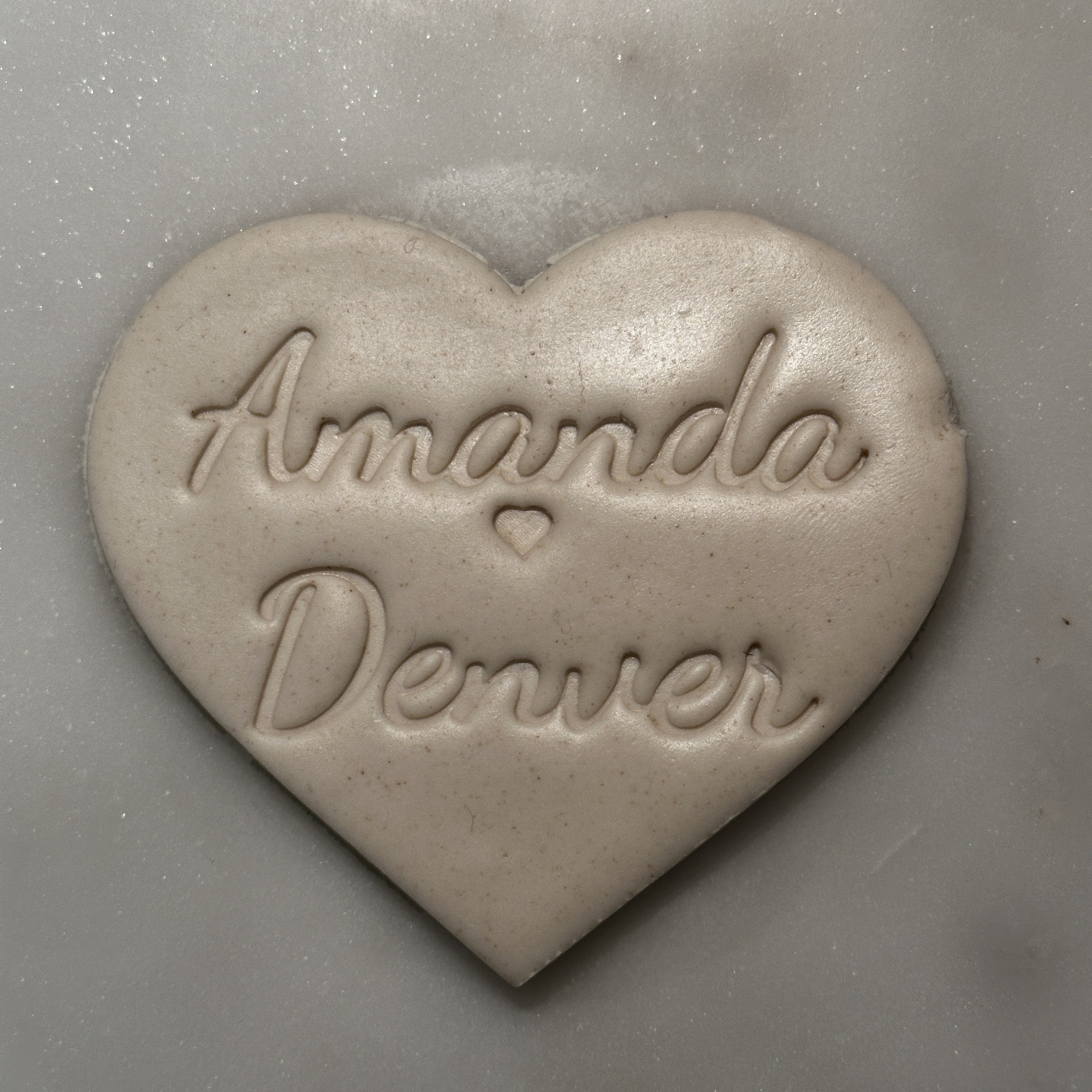 Custom Heart-shaped Cookie Cutter With Names - Personalized Wedding ...