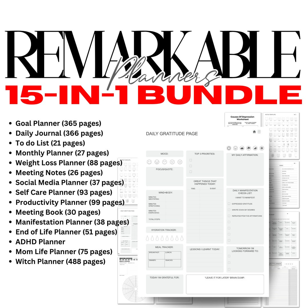 Remarkable 2 Template, Remarkable Planners, Remarkable 2 Digital ...