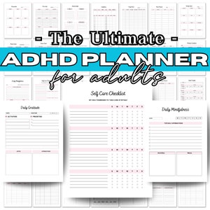 Plr Adhd Planner Print, Adult Adhd Worksheet, Adhd Digital Plan, Adhd ...
