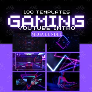 Youtube Intro Animation for Gamers, Youtube Intro for Gamers, Twitch ...