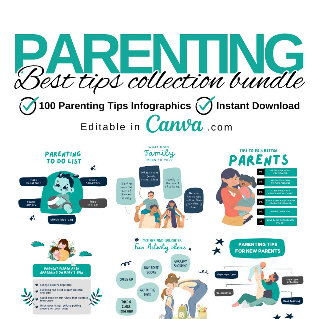 Plr Digital Products Parenting, Parenting Advice Cards, Parenting ...