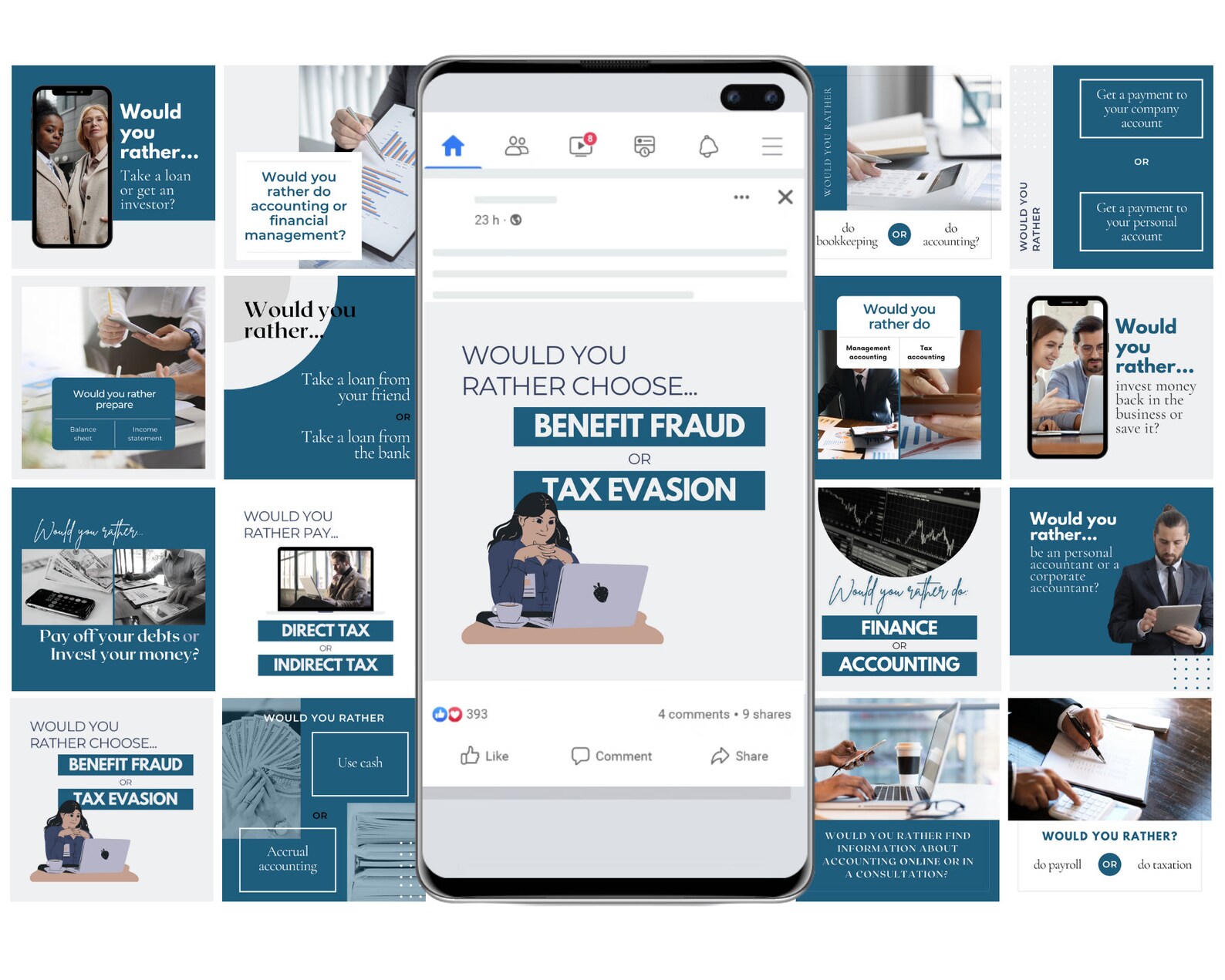 Accounting Templates, Accounting Instagram Templates, Accounting ...