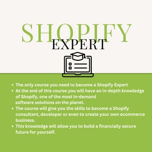 Shopify Course, Shopify Dropshipping, Landing Page Shopify, Shopify ...