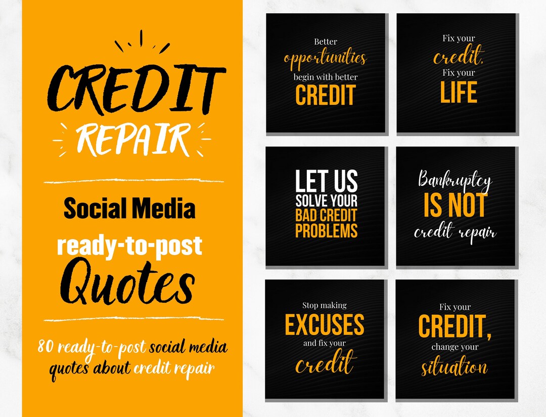 80 Credit Repair Quotes, Credit Repair Infographics, Credit Repair ...