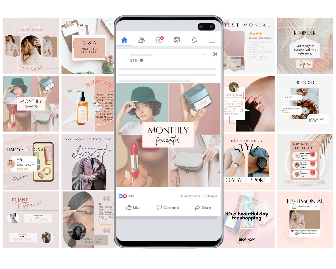 Ecommerce Instagram Templates, Dropshipping Templates Instagram ...
