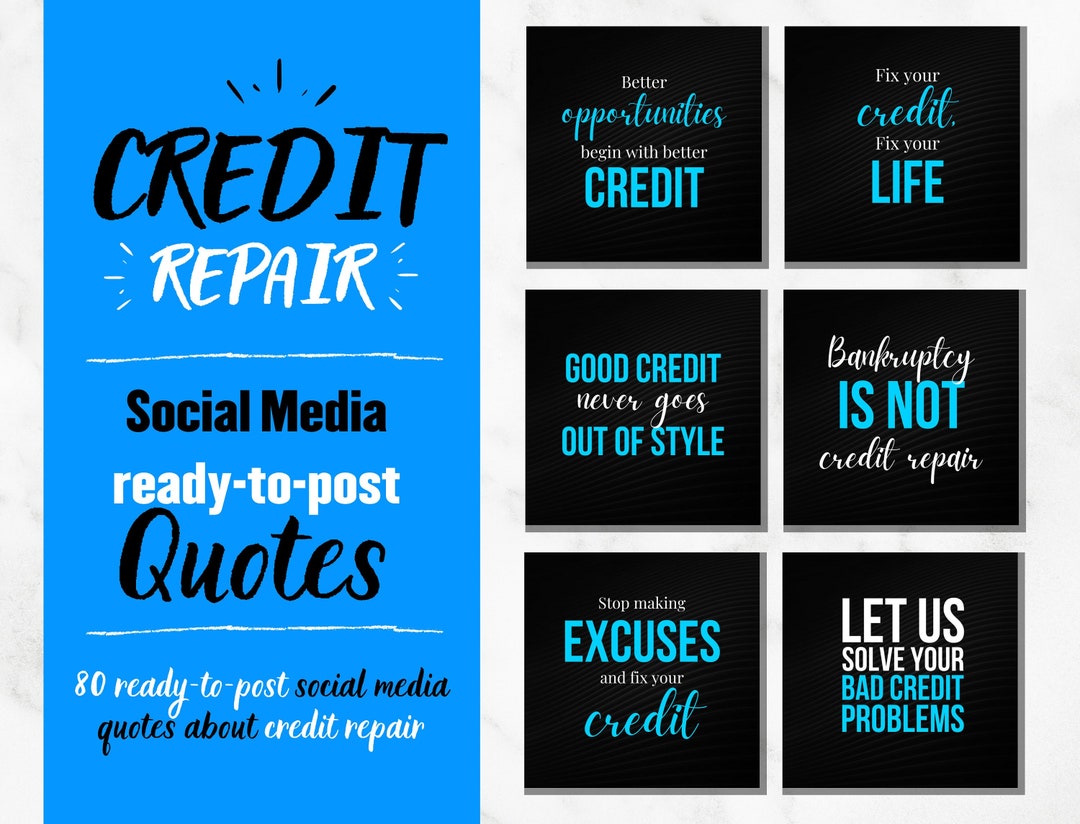 80 Credit Repair Quotes, Credit Repair Infographics, Credit Repair ...