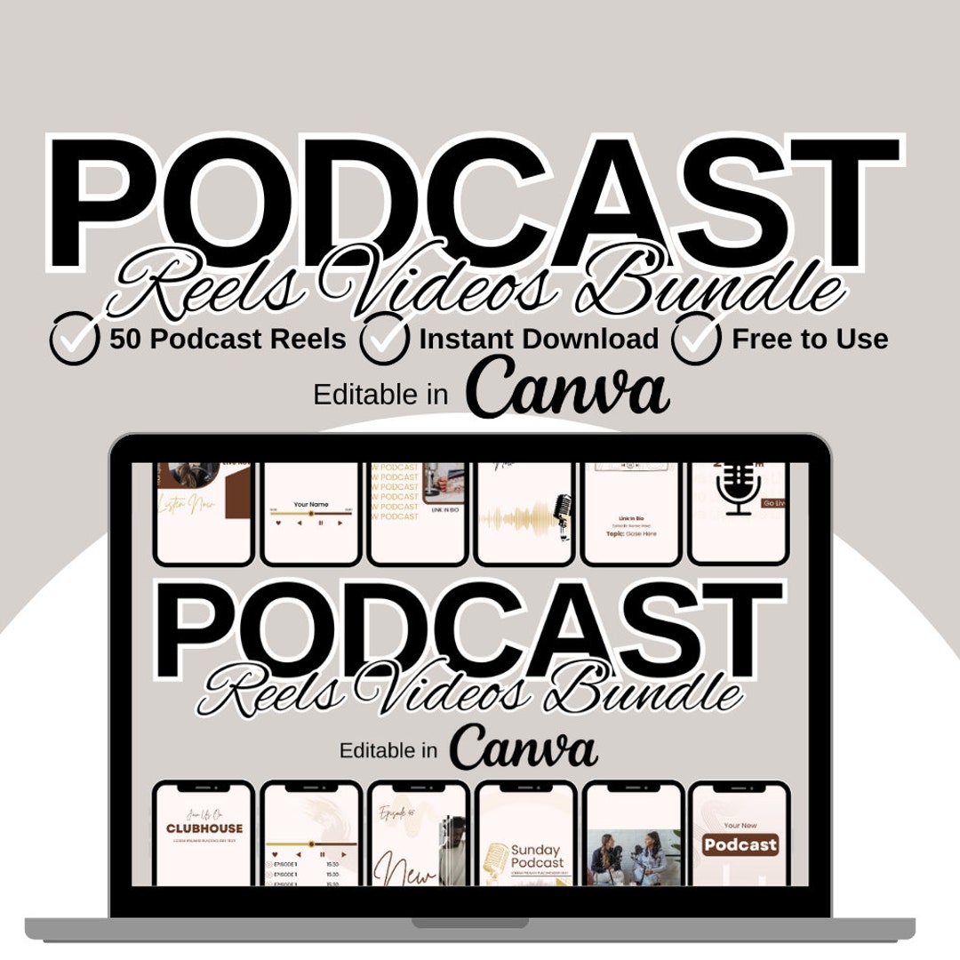 Podcast Canva Template for Podcast, Podcast Guest, Podcast Cover Art ...