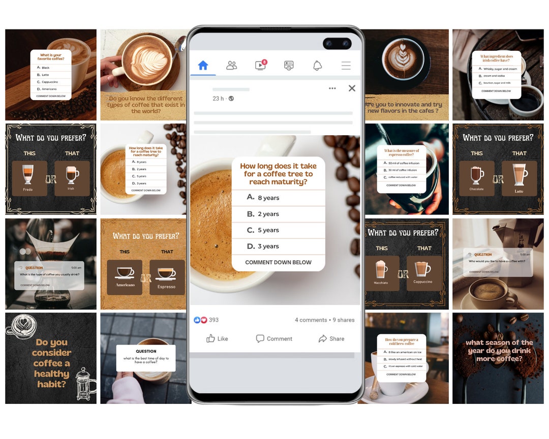 Coffee Shop Instagram Template, Coffee Shop Instagram Post, Coffee ...