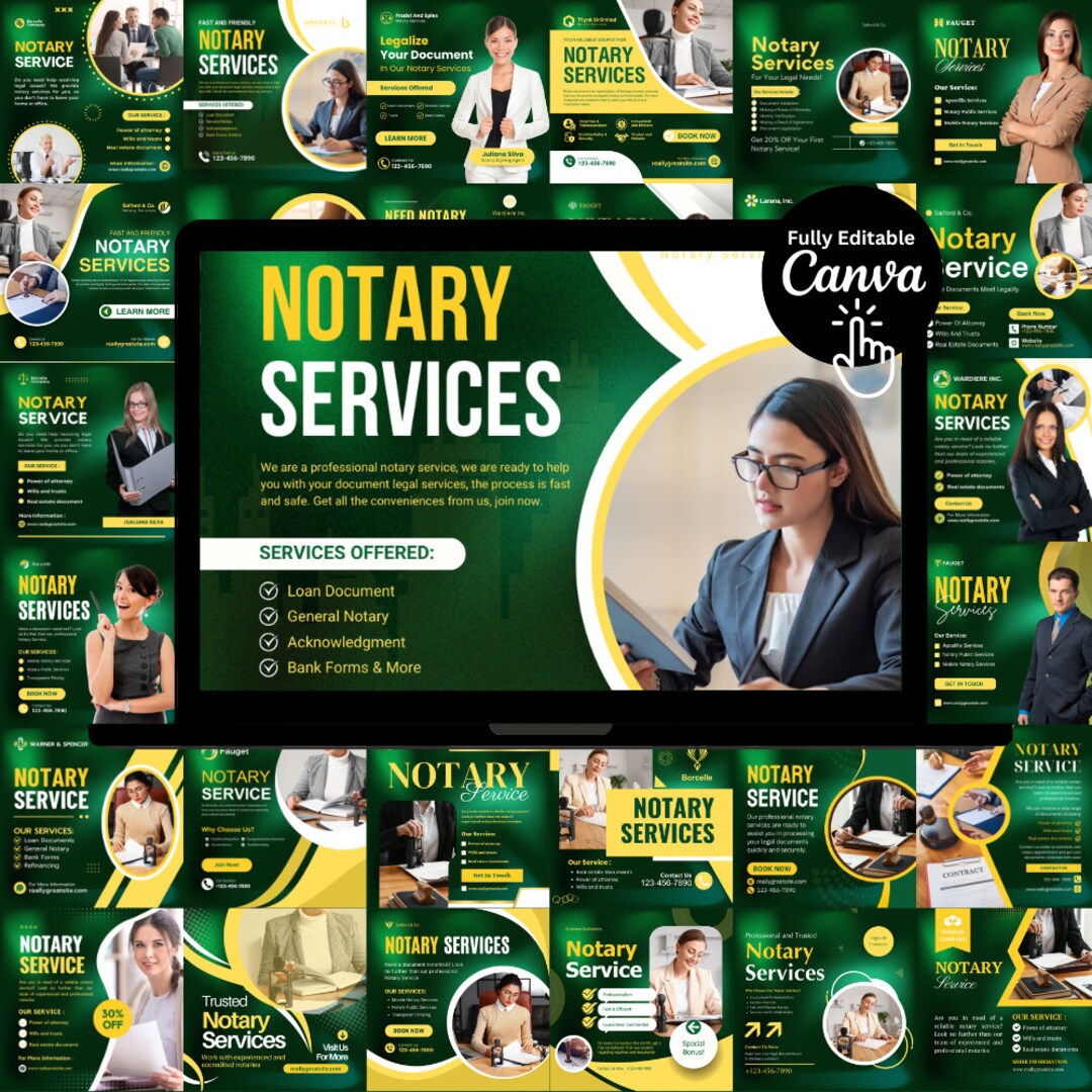 Notary Social Media Post Ideas, Notary Starter Kit, Notary Bundle ...
