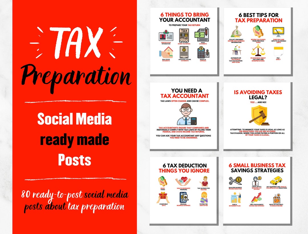 80 Tax Preparation Infographics Instagram, Tax Preparation Tips, Tax ...