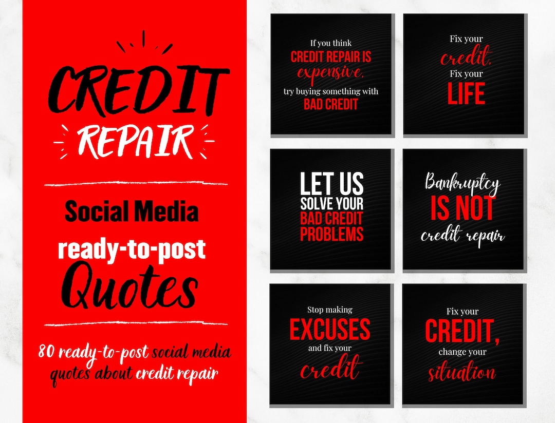 80 Credit Repair Quotes, Credit Repair Infographics, Credit Repair ...
