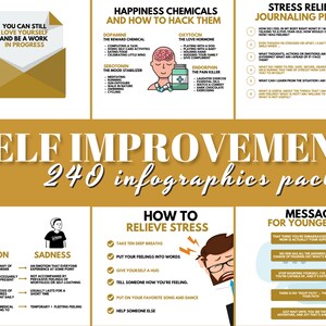 240 Self Care Tips, Mental Health Infographics, Self Help Infographics ...