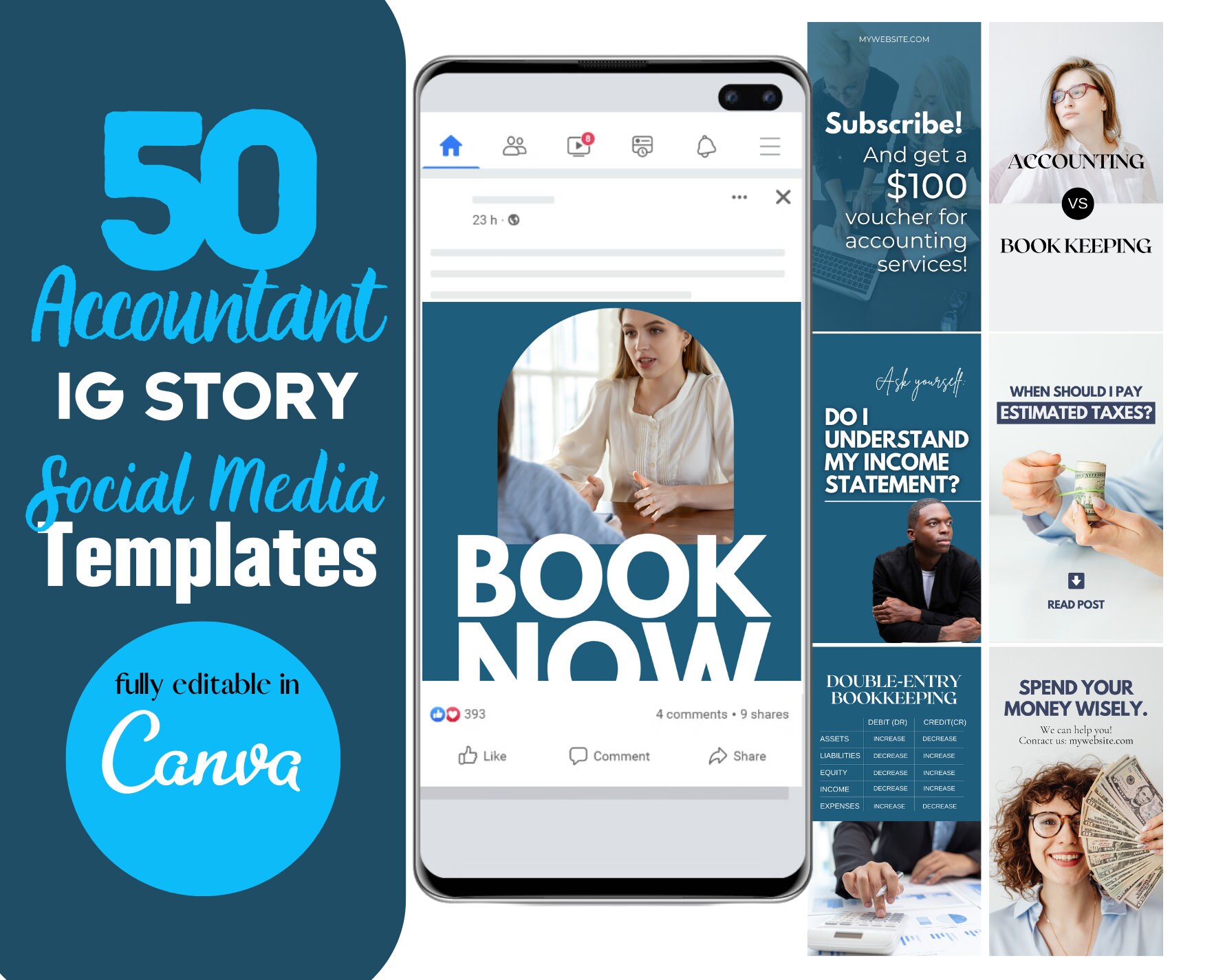 Accountant Social Media Marketing, Accounting Templates, Accounting ...