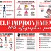 100 Self Help Infographics Success Infographics Self - Etsy