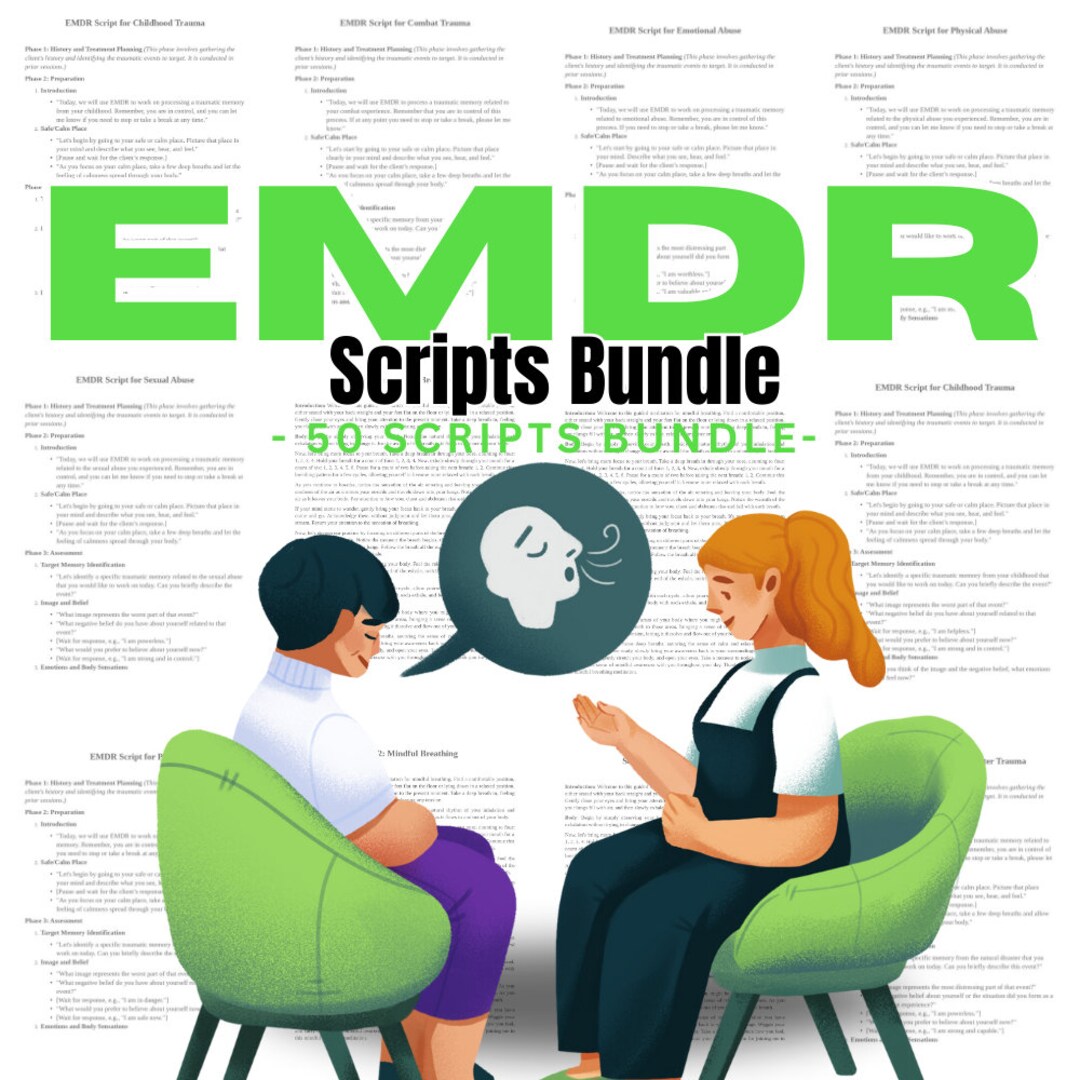 EMDR Therapy Worksheets | Trauma Therapy Tools | Anxiety Worksheets ...