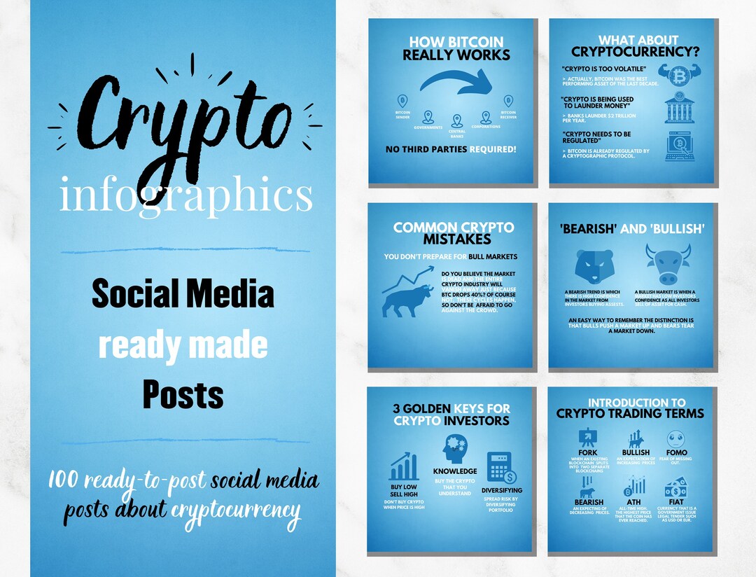100 Cryptocurrency Infographics, Crypto Infographics, Bitcoin ...