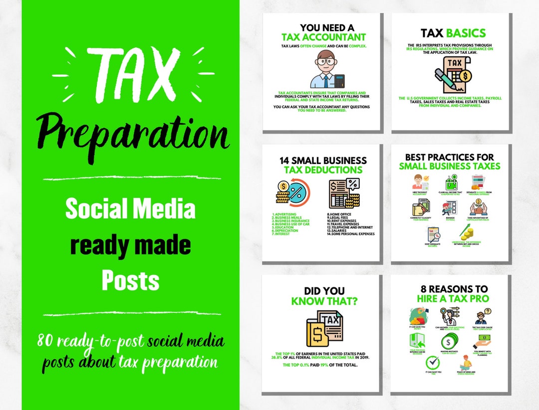 80 Tax Preparation Infographics Instagram, Tax Preparation Tips, Tax ...