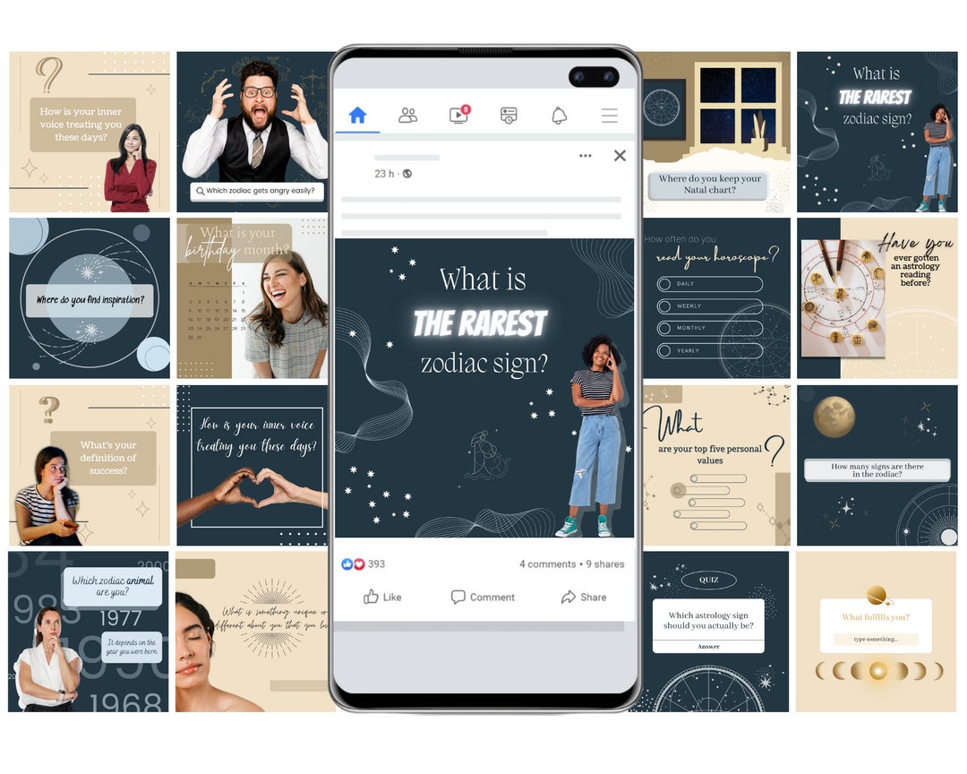 Astrology Social Media Posts, Astrology Instagram Templates, Zodiac ...