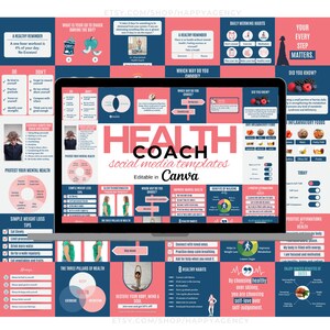 Health Social Media Templates, Health Coach Instagram, Holistic Health ...