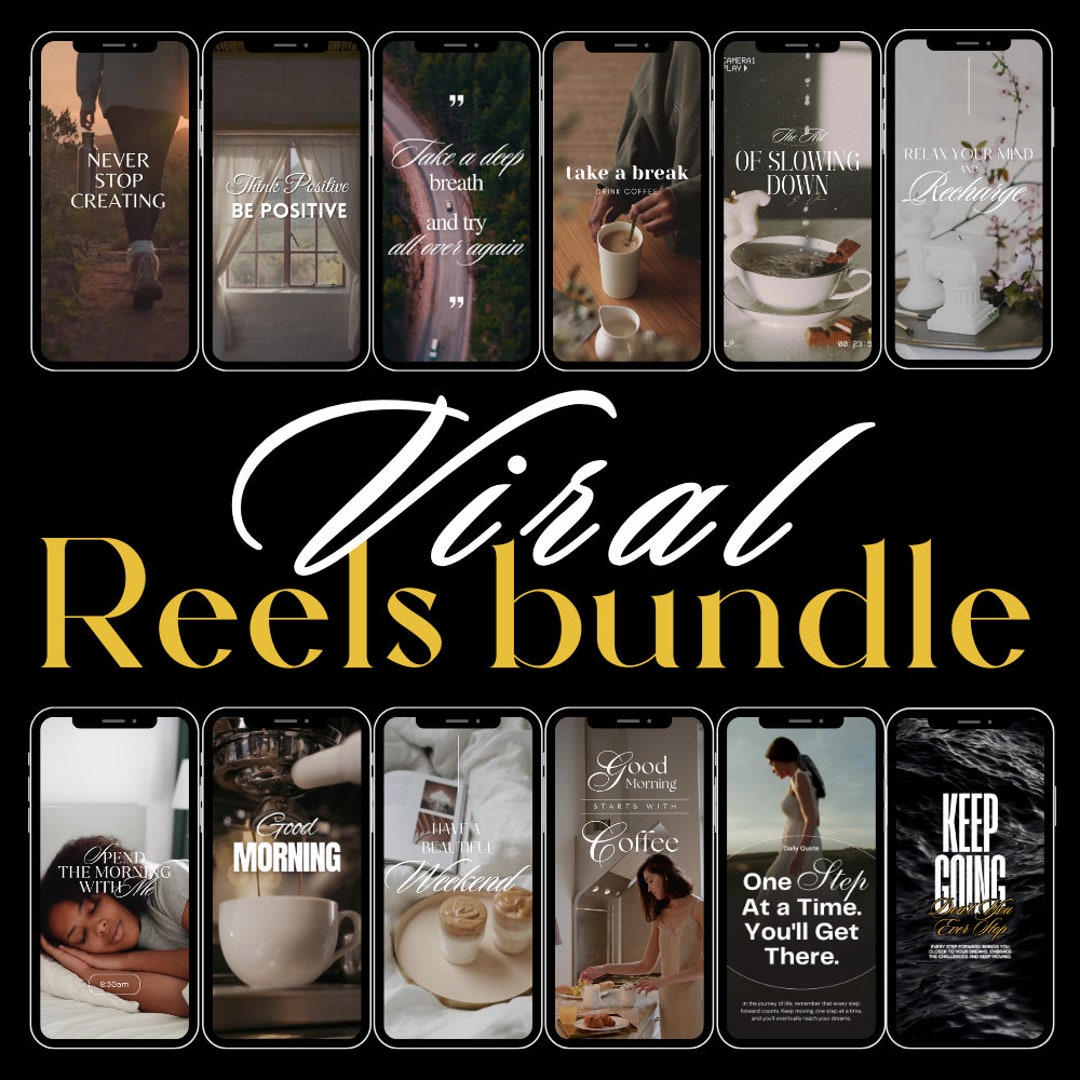 Viral Reels, Mrr Reels, Bad Reels, Ig Reels Templates Canva, Luxury ...