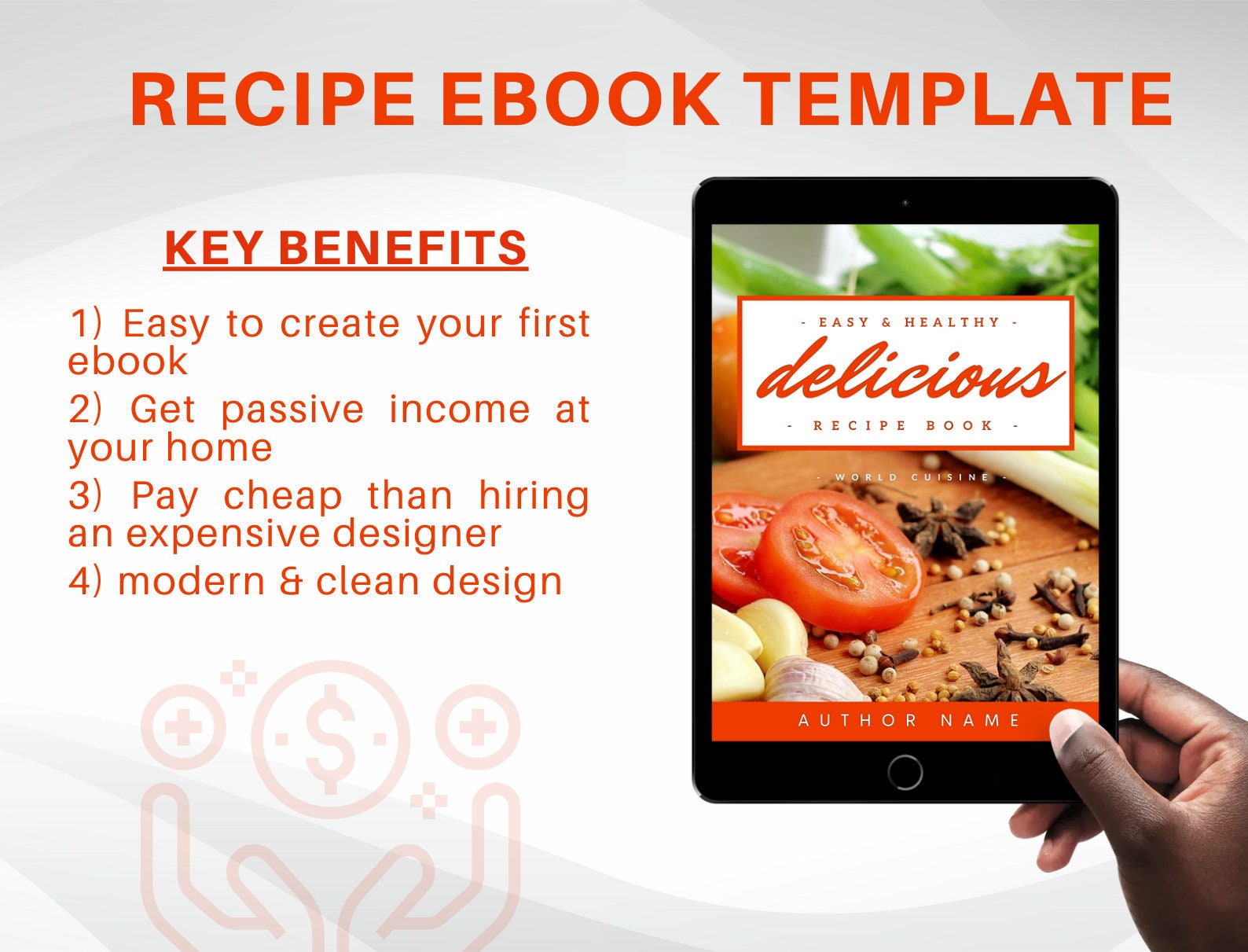 Recipe Book Template Cookbook Template Canva Editable Recipe - Etsy