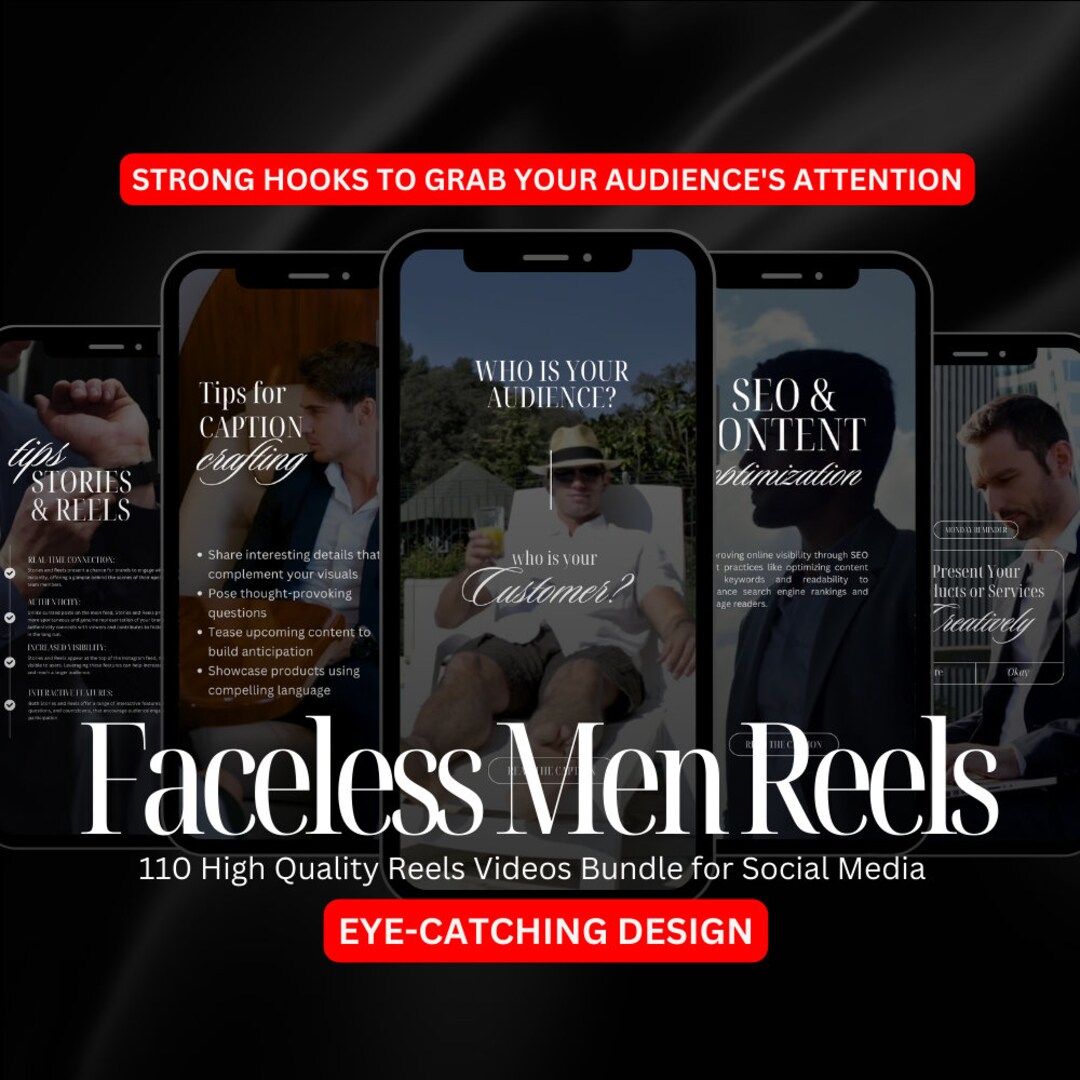 Ig Reels Bundle, Men Luxury Reels, Business Reels Cover, Mrr Reels for ...