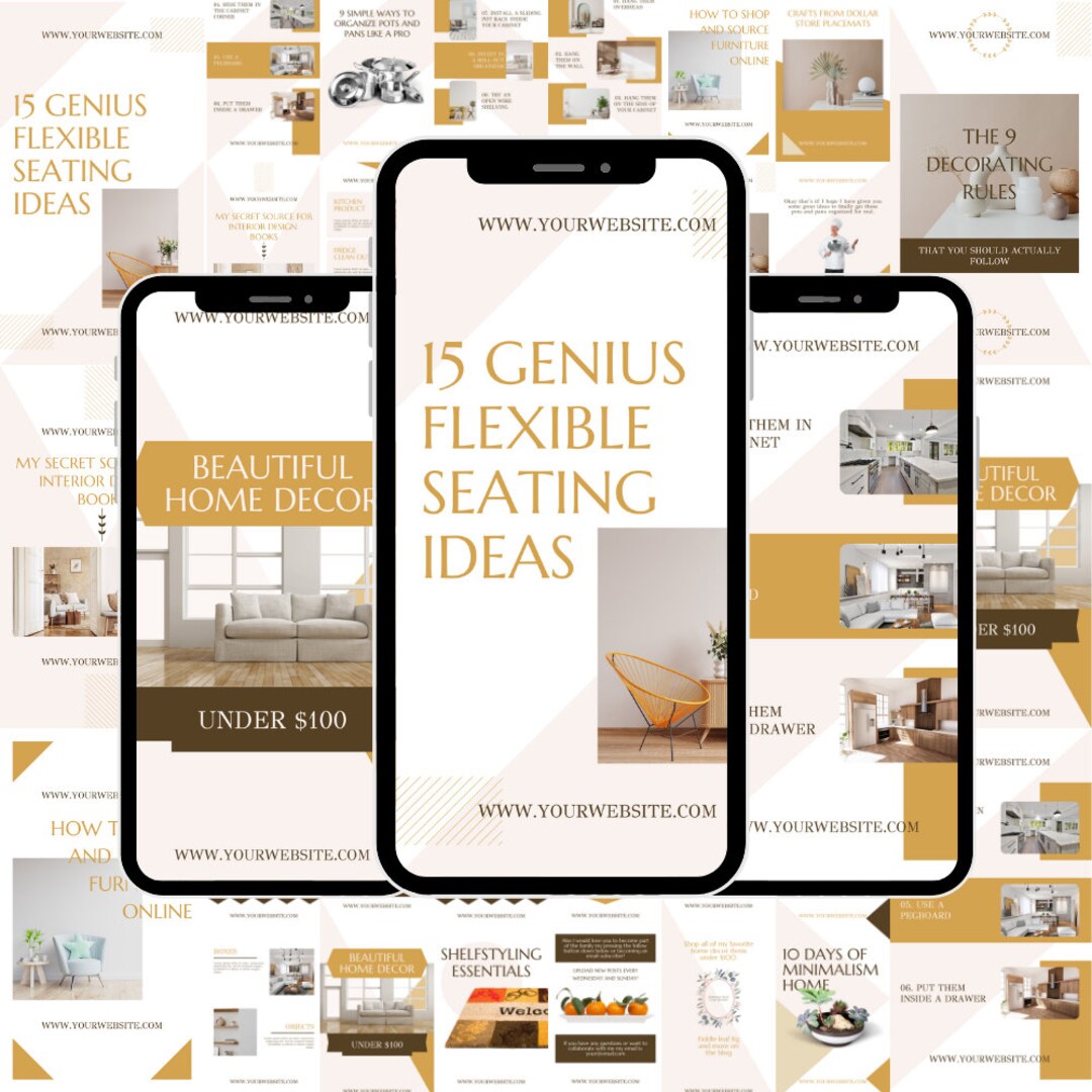 Interior Design Template Canva, Interior Design Services Template ...