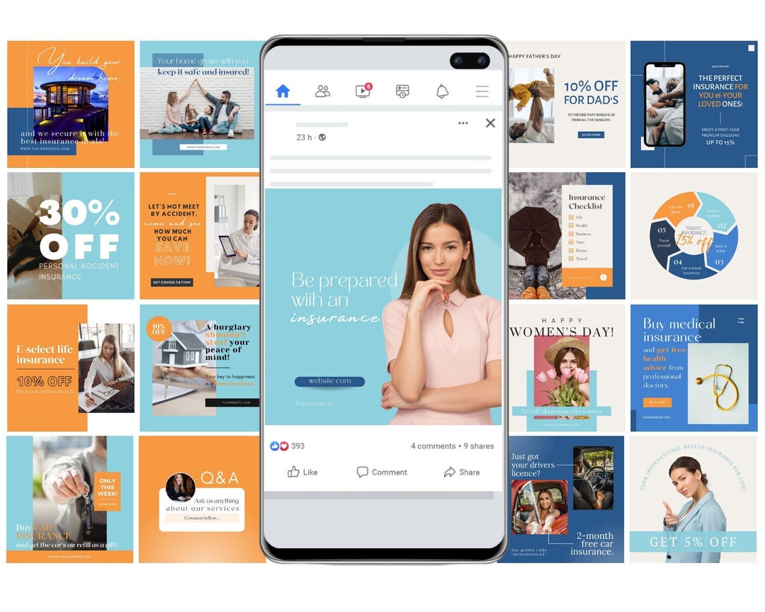 Insurance Template, Insurance Social Media, Auto Insurance Posts ...