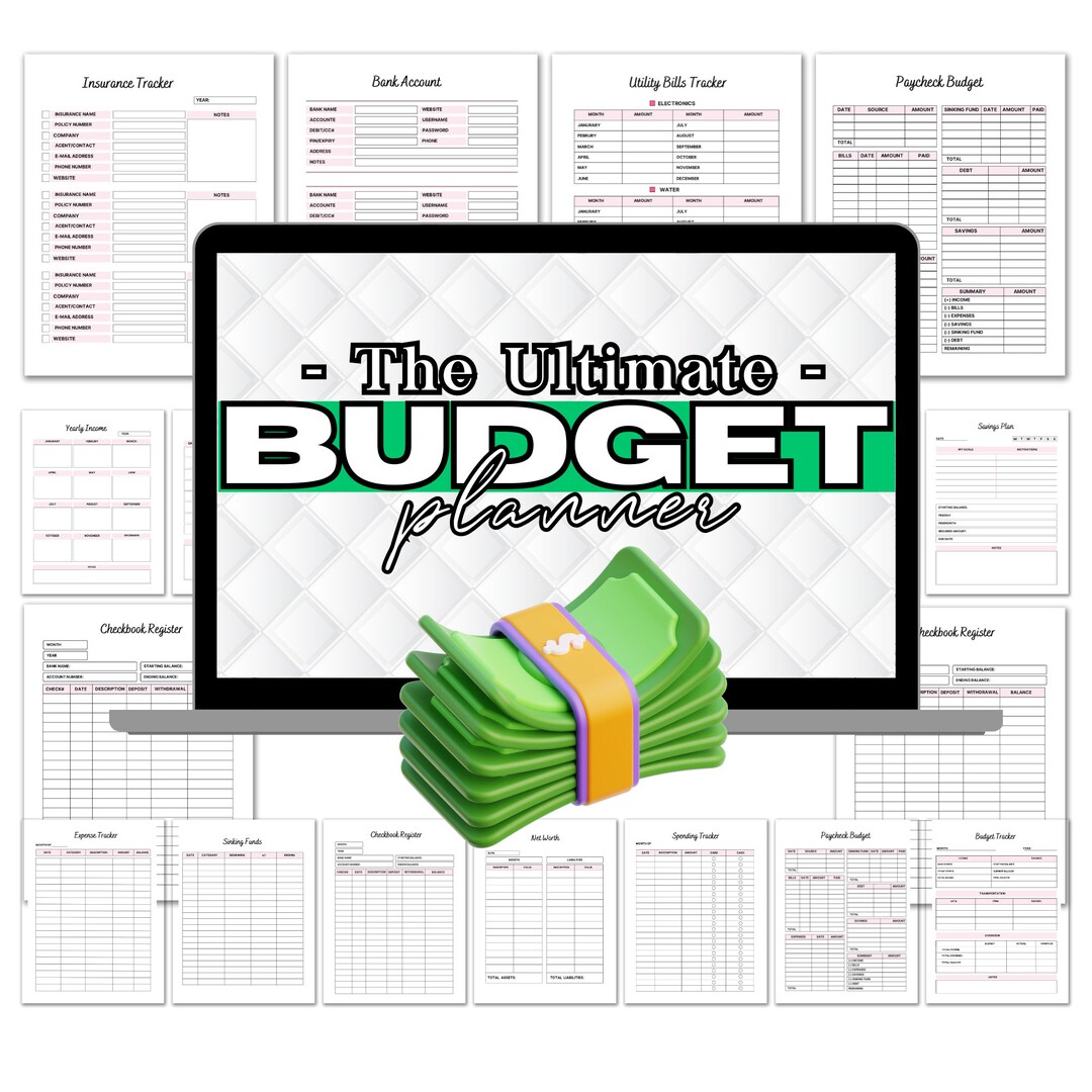 Simple Budget Spreadsheet, Budget Workbook, Couples Budget Spreadsheet ...