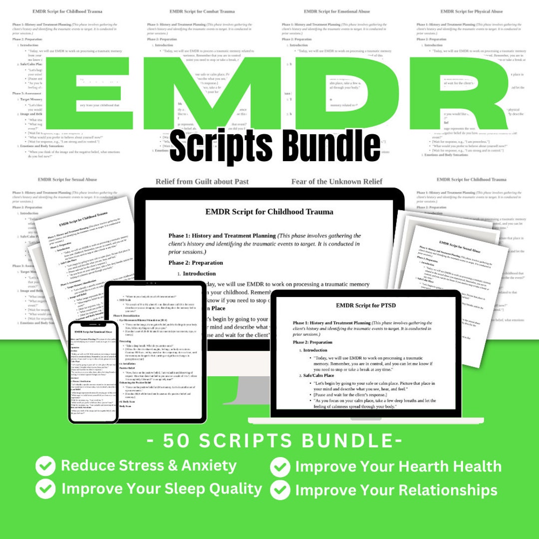 Emdr Scripts, Emdr Worksheet for Therapist Emdr Resources, Trauma ...