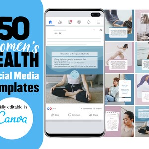 Female Health Canva Template, Women Healthcare, Female Health Canva ...