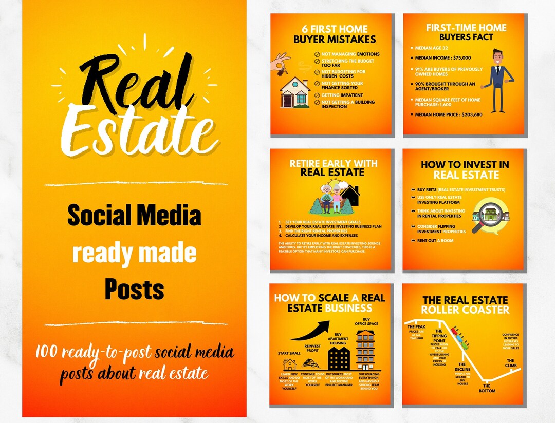 100 Real Estate Infographics Instagram, Real Estate Instagram Posts ...