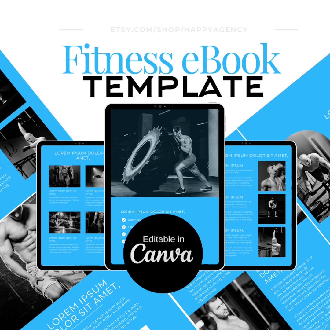 Fitness Ebook Template, Fitness Instructor Ebook Template, Personal ...
