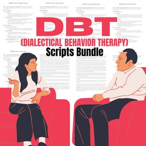 Dialectical Behavior Therapy Interventions, DBT Therapy Session Scripts ...