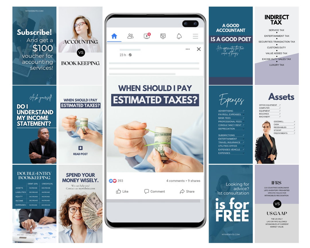 Accountant Social Media Marketing, Accounting Templates, Accounting ...