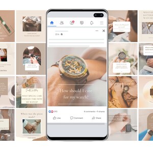 Watch Store Instagram Templates, Watch Shop Instagram Templates, Watch ...