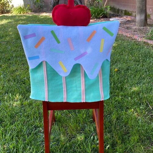 Mint Cupcake Chair Cover - Etsy