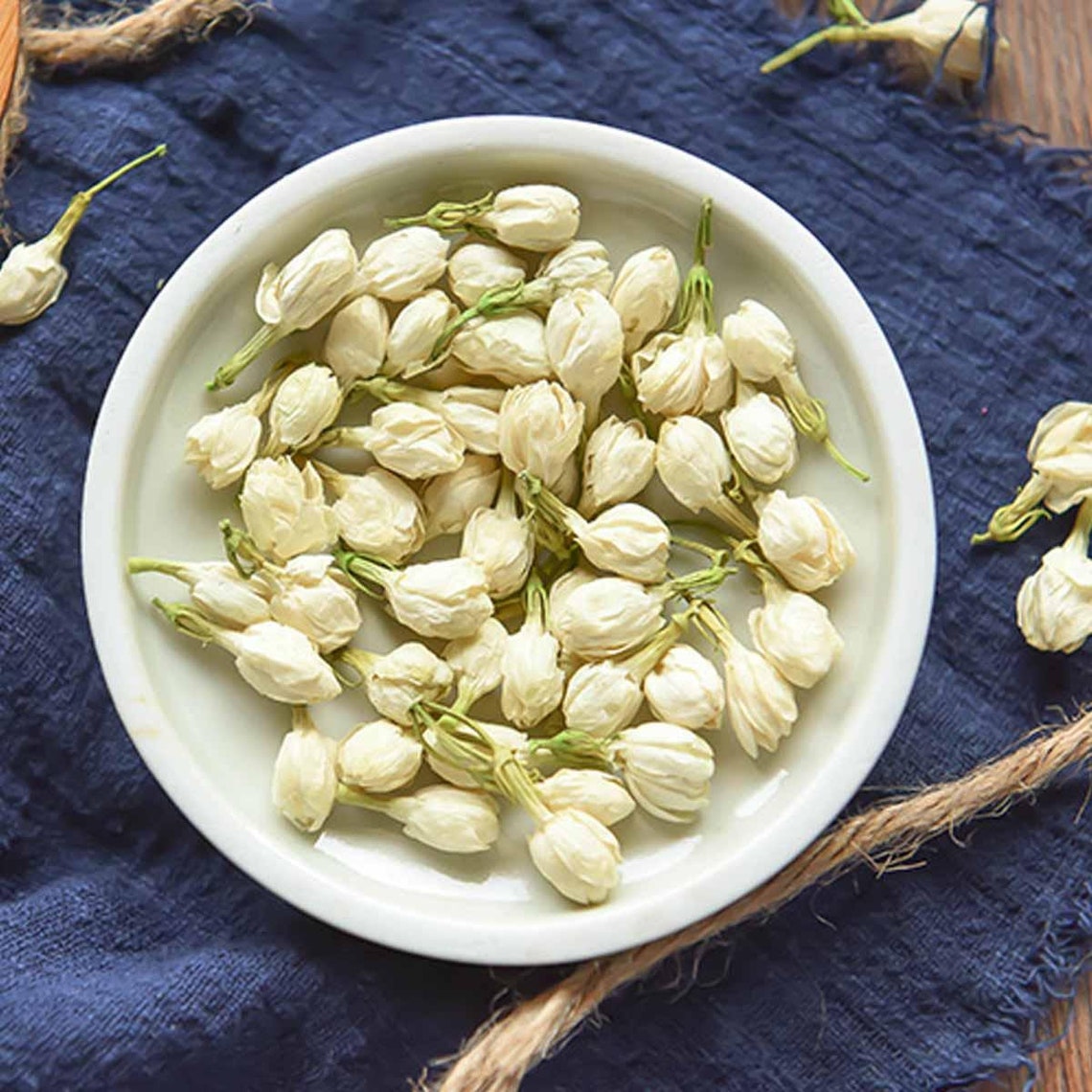 Organic Dried Jasmine Flowers Organic Jasmine Buds Perfect | Etsy