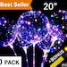 10 Pcs White Led Balloons OR 10 Pcs Color Led Balloons With Led Lights ...