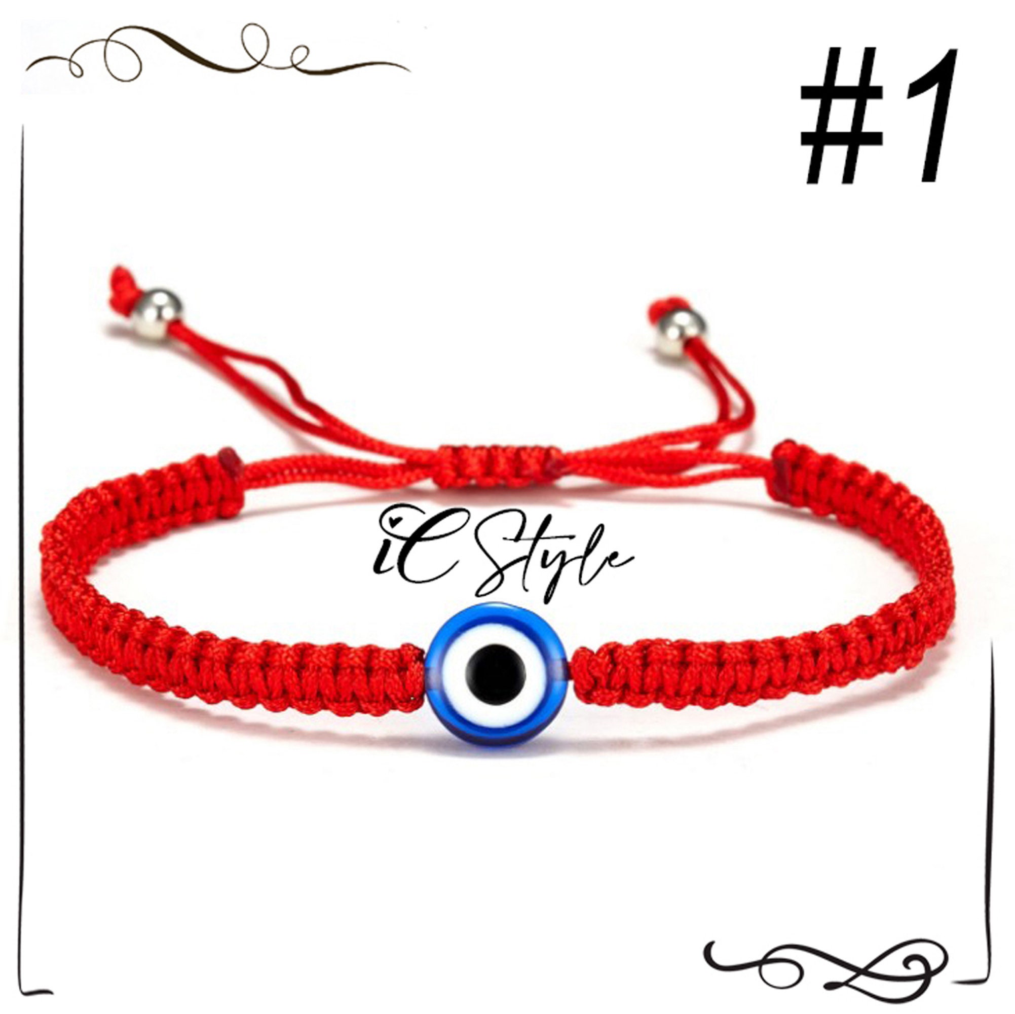 Evil Eye Jewerly for Woman and Men Lucky Kabbalah Red String - Etsy