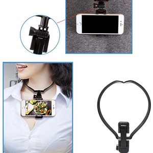 IPhone Neck Holder, Cell Phone Mount to Free Your Hands for Smartphone ...