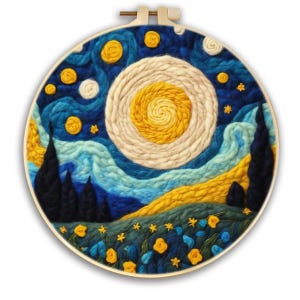 Galaxy Needle Felting, Starry Night Wool Felting, Needlepoint Kit, DIY ...