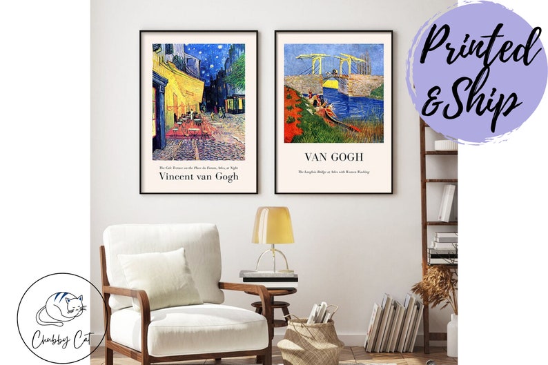 Van Gogh Wall Art Van Gogh Museum Poster Set Van Gogh Print - Etsy