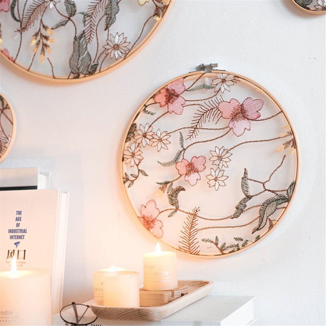 Embroidery Wall Hangings Decoration Wedding Decoration Boho - Etsy ...